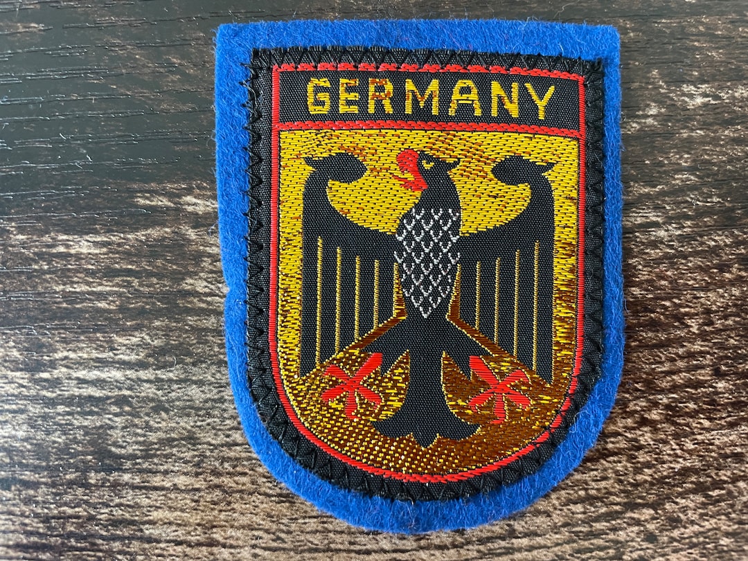 Vintage Patch GERMANY German Coat of Arms With Eagle on Flag Sew on ...