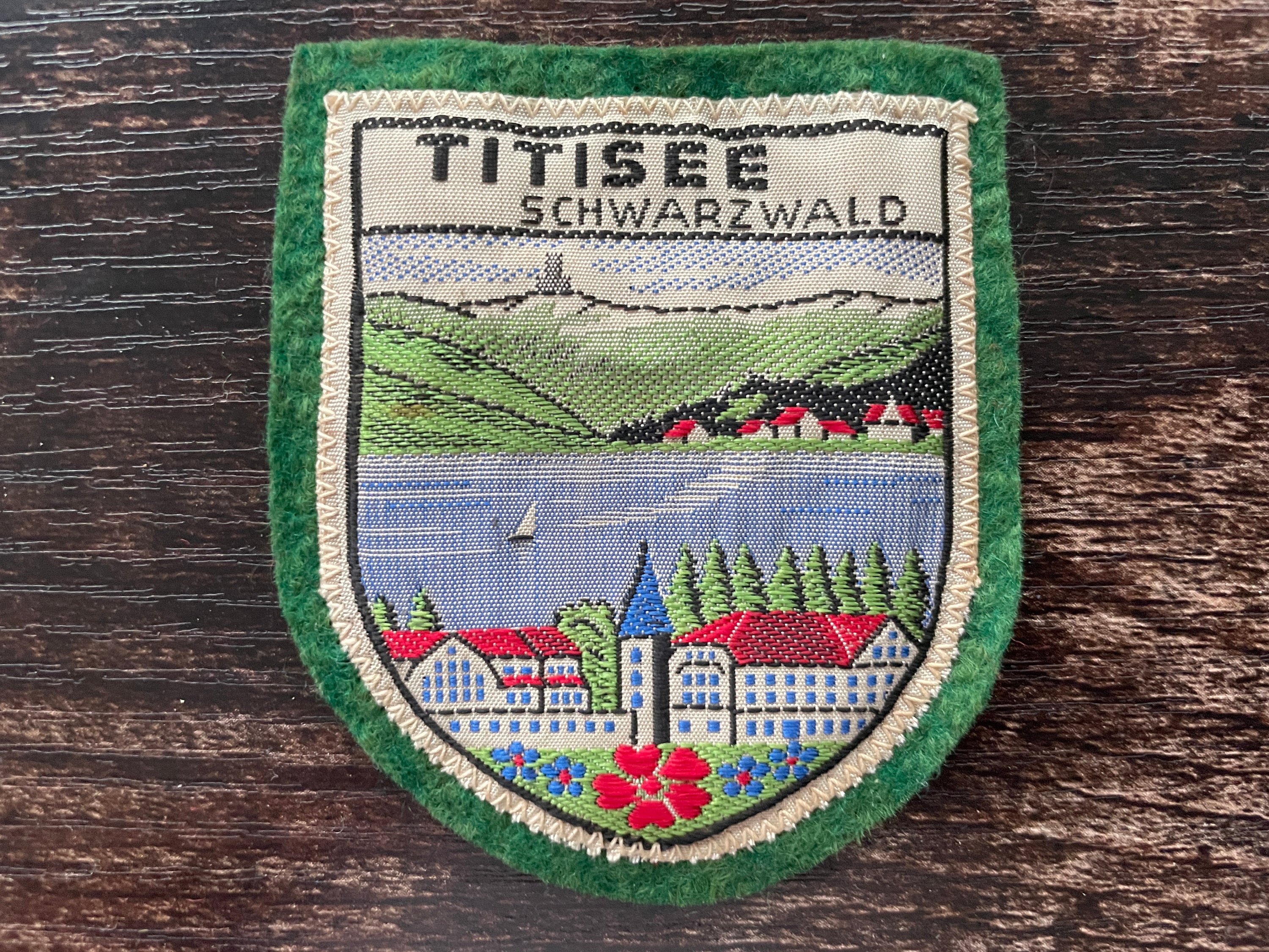 Vintage Patch Titisee GERMANY Black Forest Schwarzwald Sew on - Etsy