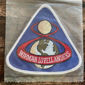 Apollo 8 Mission Patch NASA AMERICAN Space Shuttle Applique USA ...