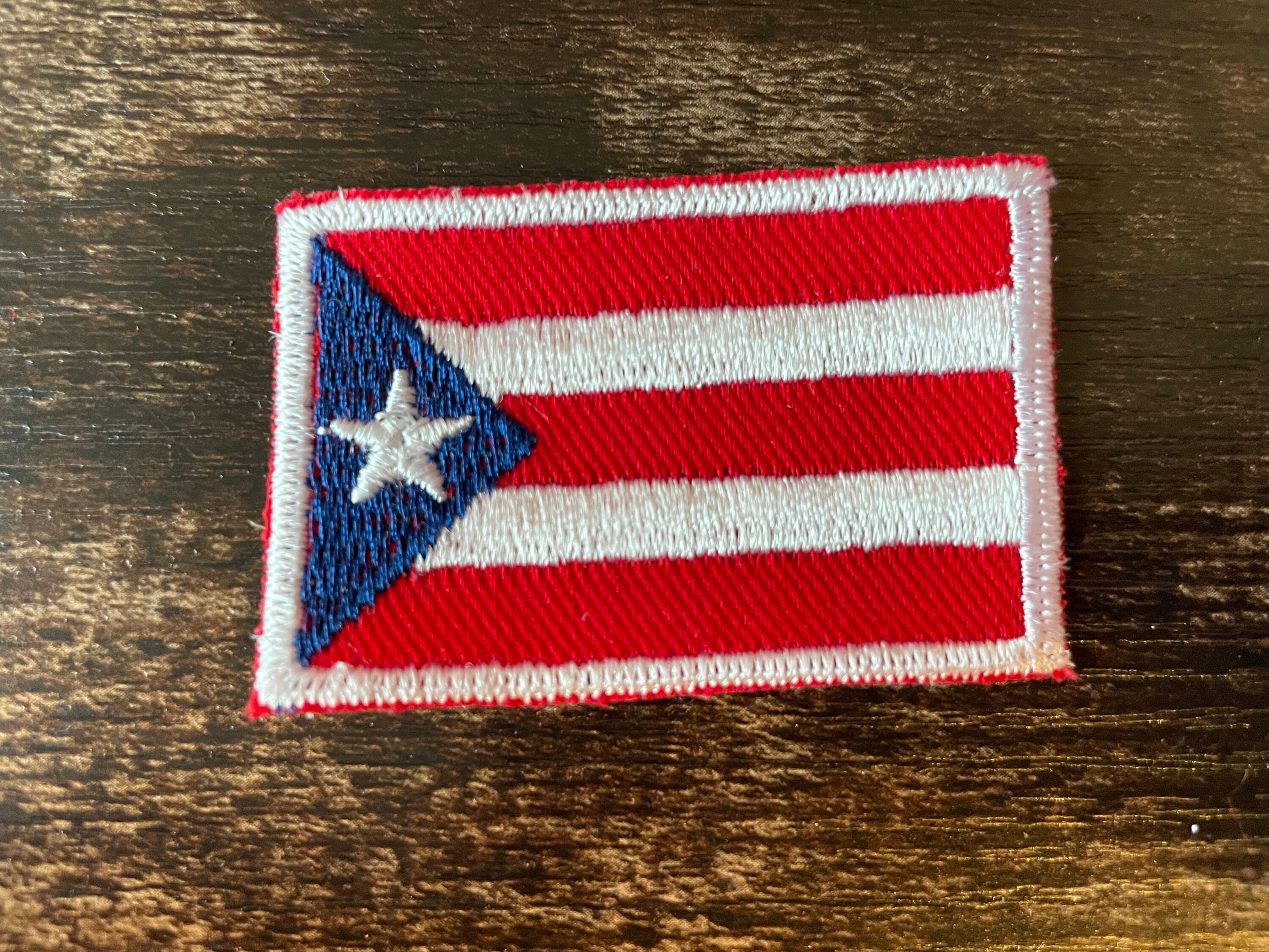 Vintage Puerto Rico Flag Patch: Embroidered Travel Souvenir - Etsy