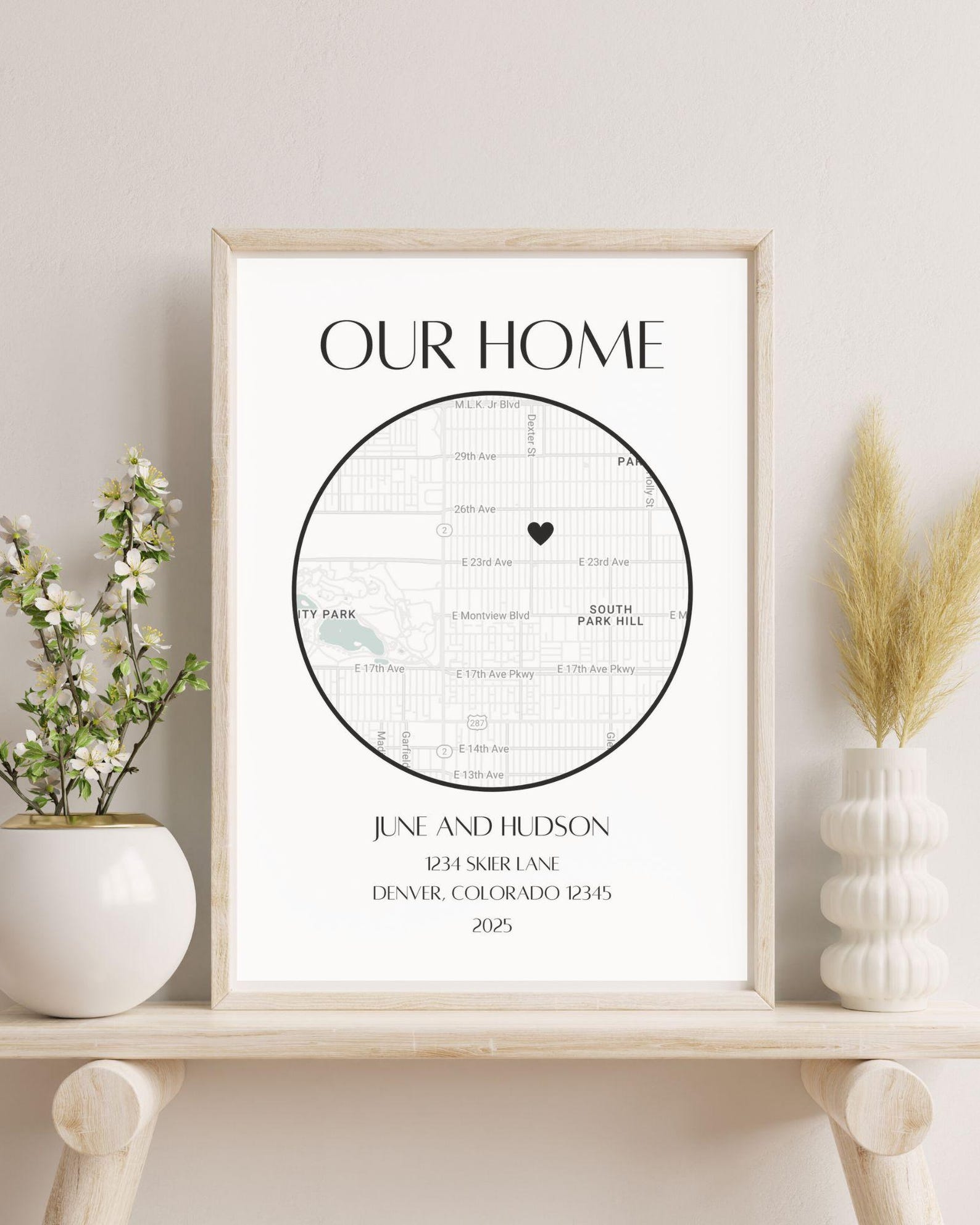New Home Map Sign | Housewarming Gift | Personalized Home Map | HOME ...