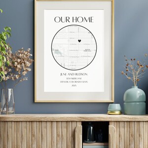 New Home Map Sign | Housewarming Gift | Personalized Home Map | HOME ...