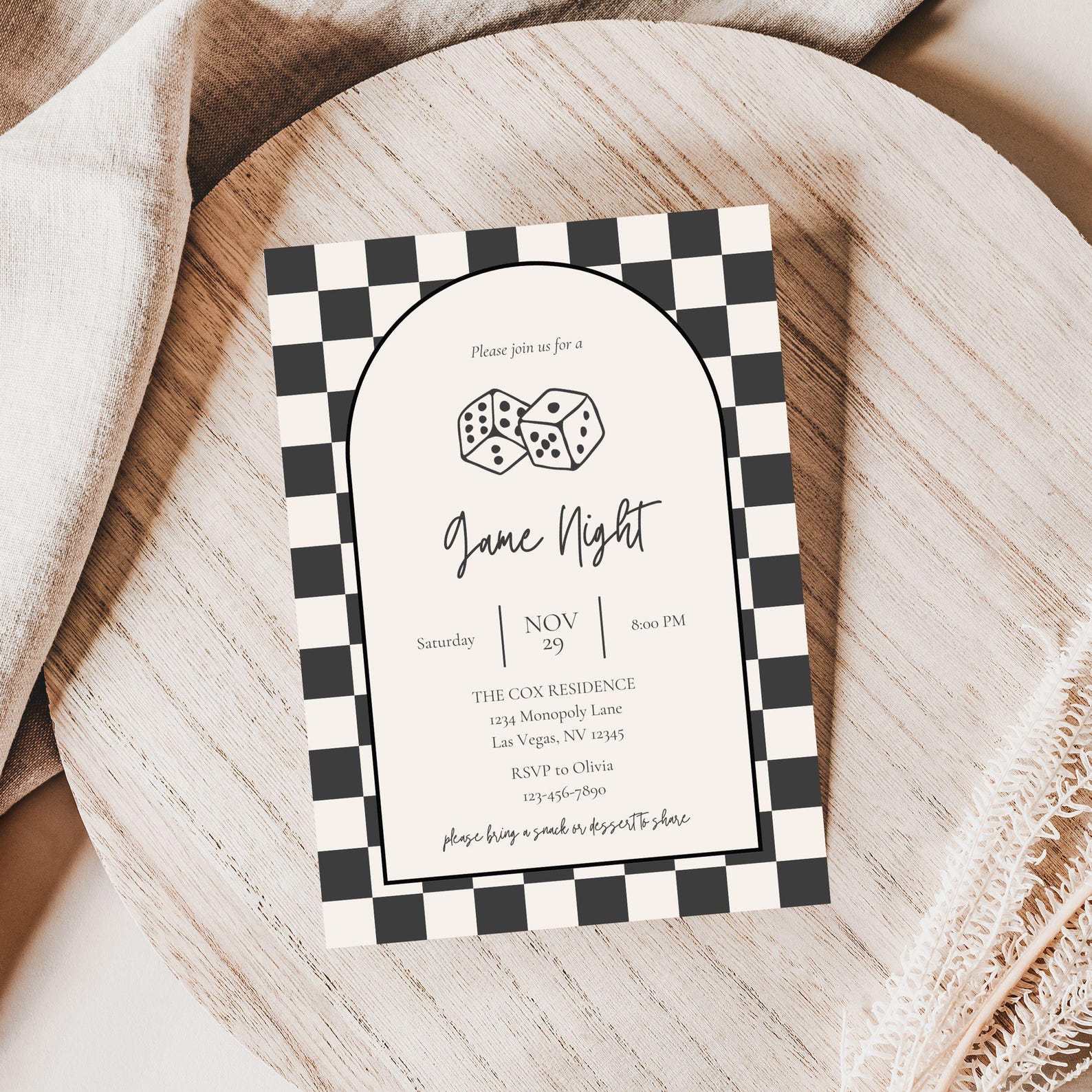 Retro Game Night Invitation: Editable Template (5x7" PDF) - Etsy