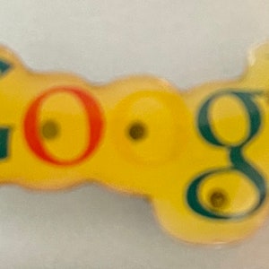 Rare Vintage GOOGLE LOGO Pin - Etsy
