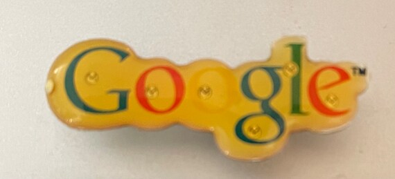 Rare vintage GOOGLE LOGO Pin - Gem