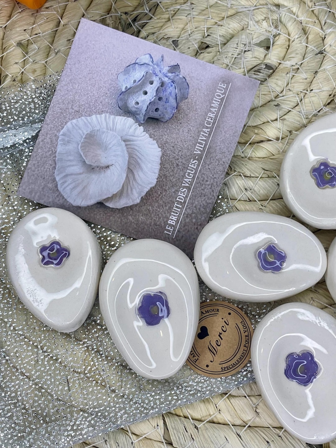 Worry Stones. Pocket Hug. Lucky Pebble. Glazed Ceramic Anti-stress ...