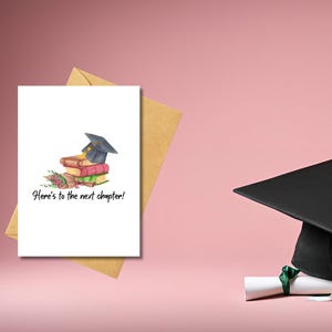 Printable Graduation Card for Literature Lovers | Instant Download - Etsy