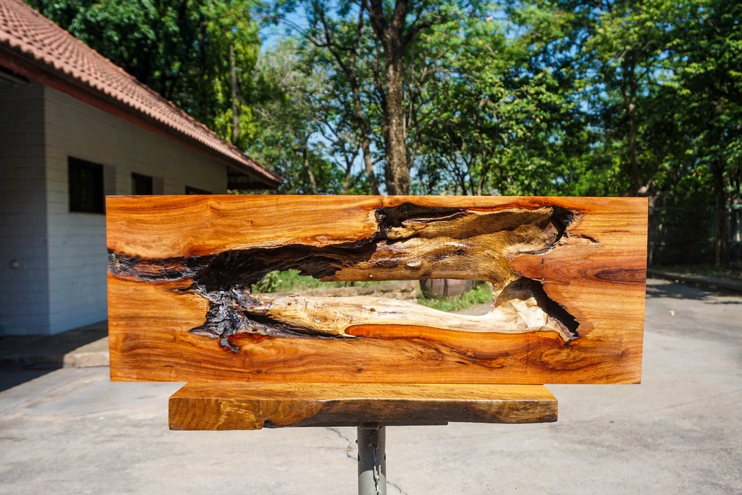 Rare!! Amboyna BURL LUMBER Live Edge DIY Resin Epoxy Table Top Natural ...
