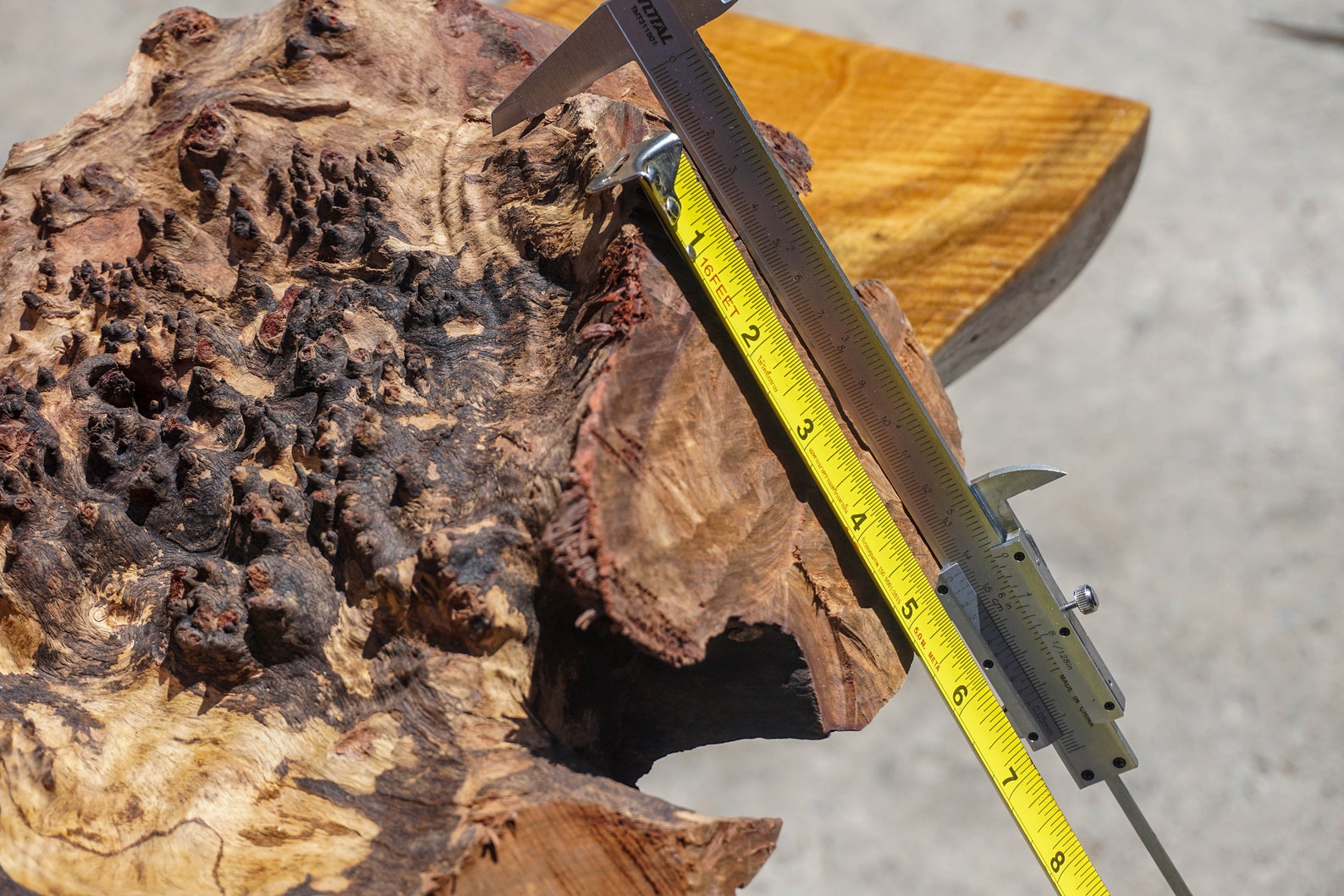 Gold Amboyna BURL LUMBER Wood Natural Slab Live Edge Epoxy Resin Table ...