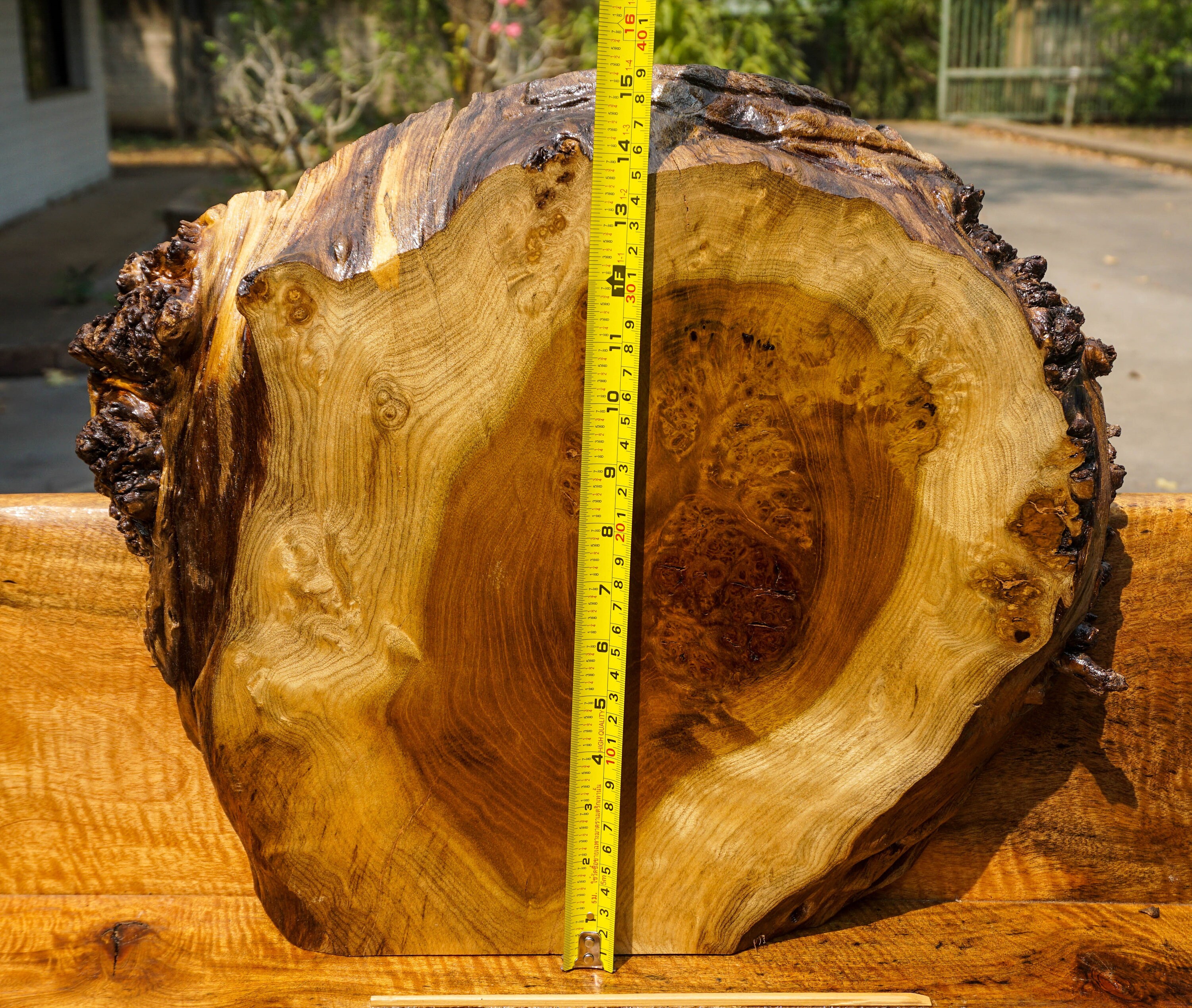 Gold Teak BURL LUMBER Live Edge Wood DIY Table Top Epoxy Resin - Etsy