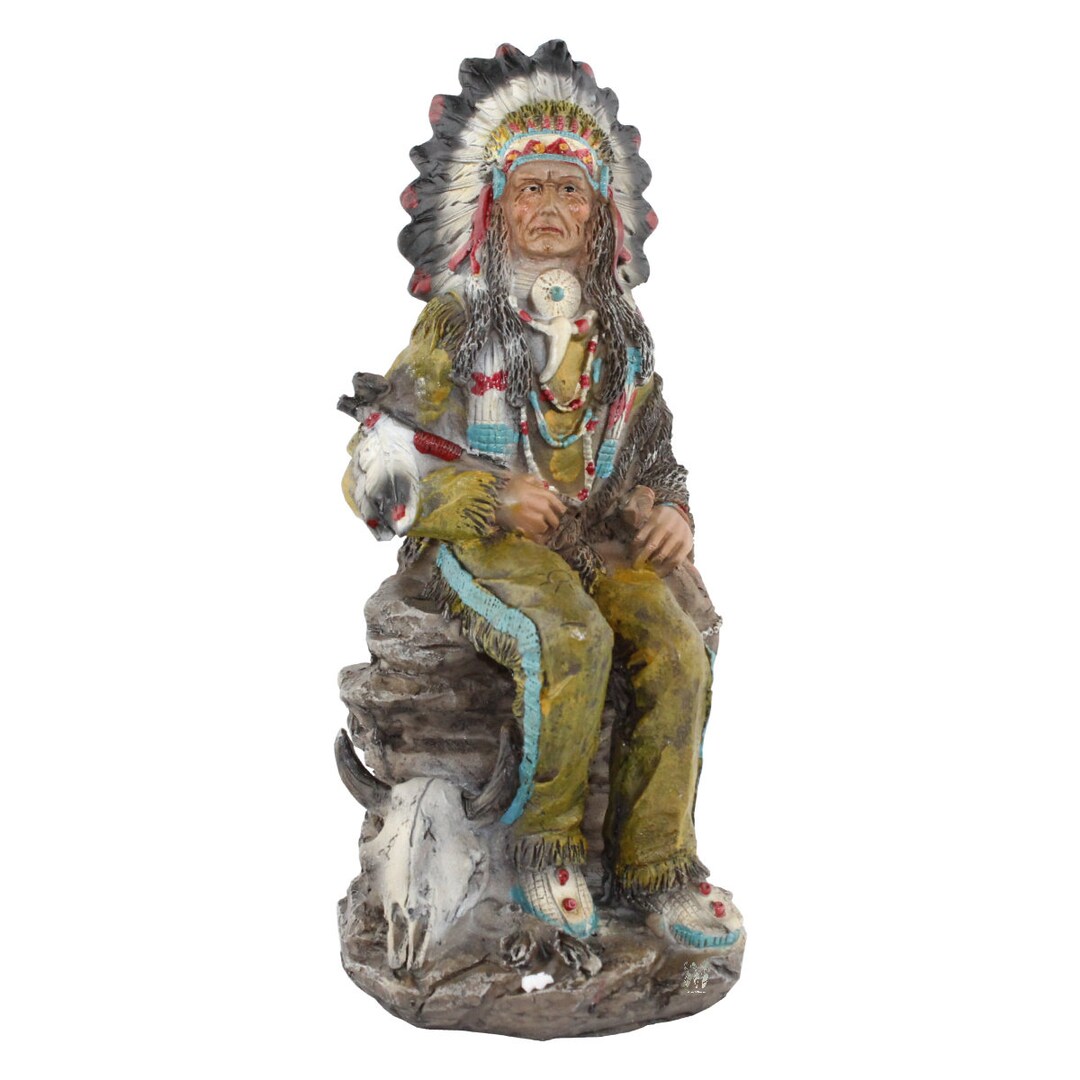 Indio Sentado 9.25 Sitting Indian 9.25 - Etsy