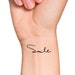 Smiley Face Temporary Tattoo / Smile Tattoo / Face Tattoo - Etsy