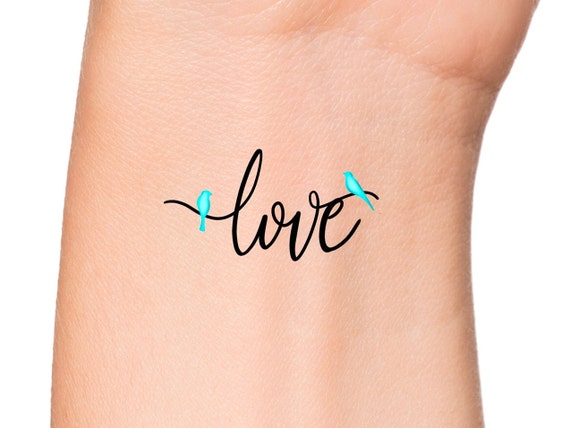 Cursive Love Tattoo