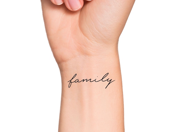 Family Tattoo On Wrist