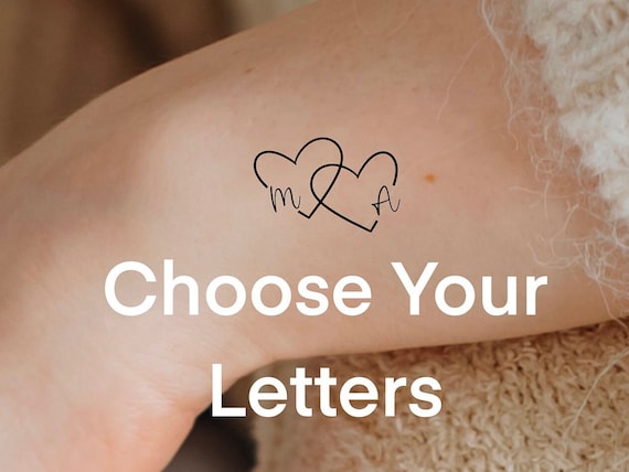 Interlocking Letter Tattoos