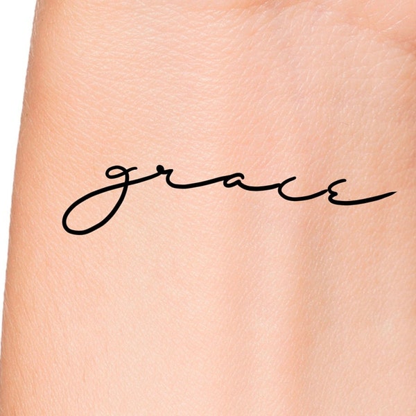 Grace Tattoo - Etsy