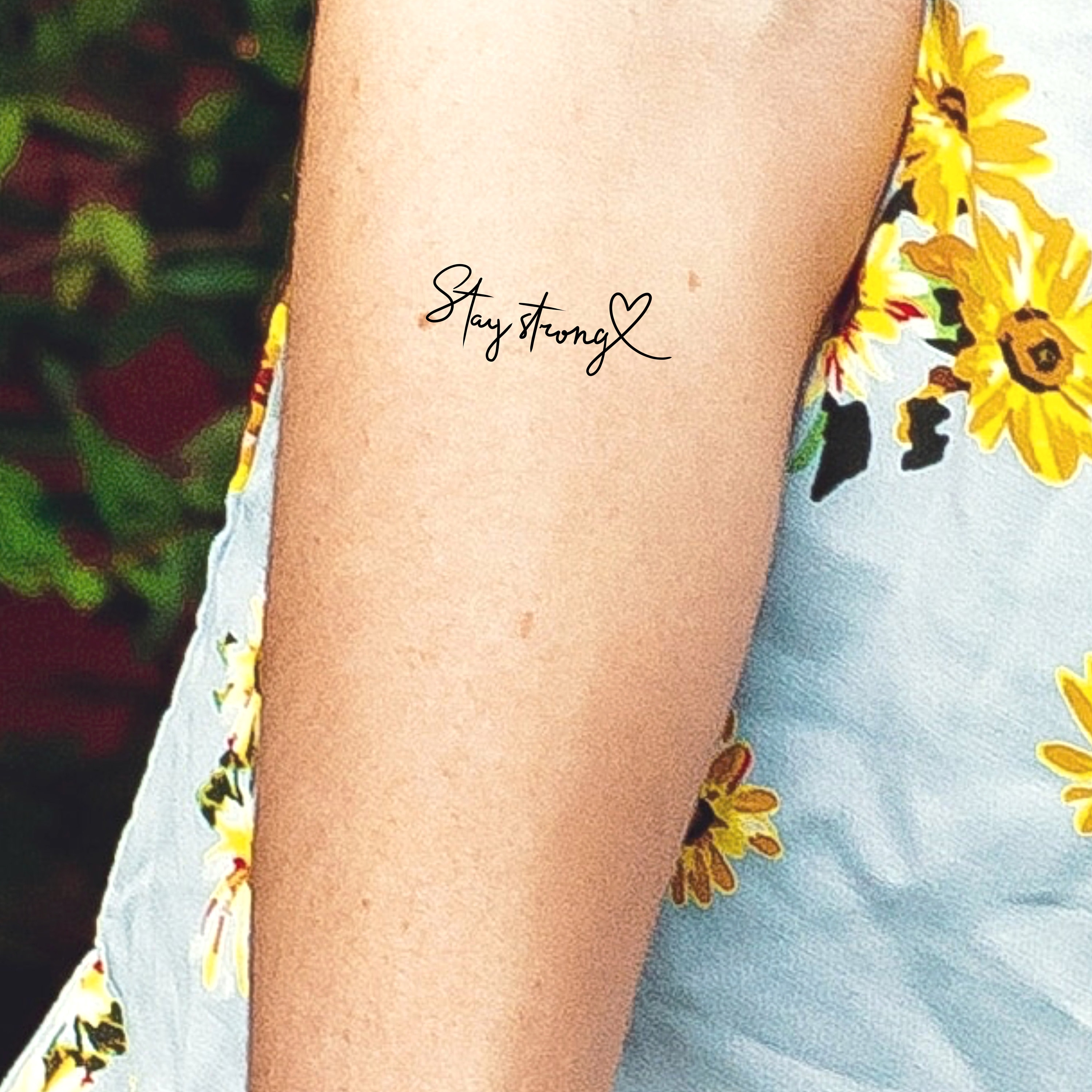 Chinese Stay Strong Tattoo