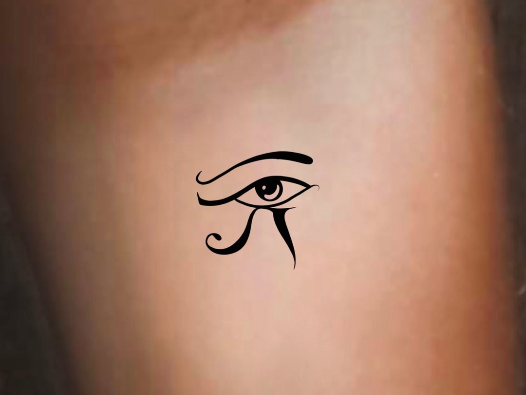 Eye of Ra Temporary Tattoo / Eye Tattoo / Egyptian Tattoo - Etsy