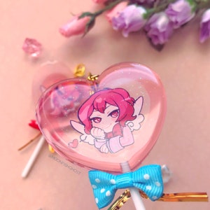 Candy Heart Lollipop Valentine's Day Charm Bungou Stray Dogs Soukoku ...