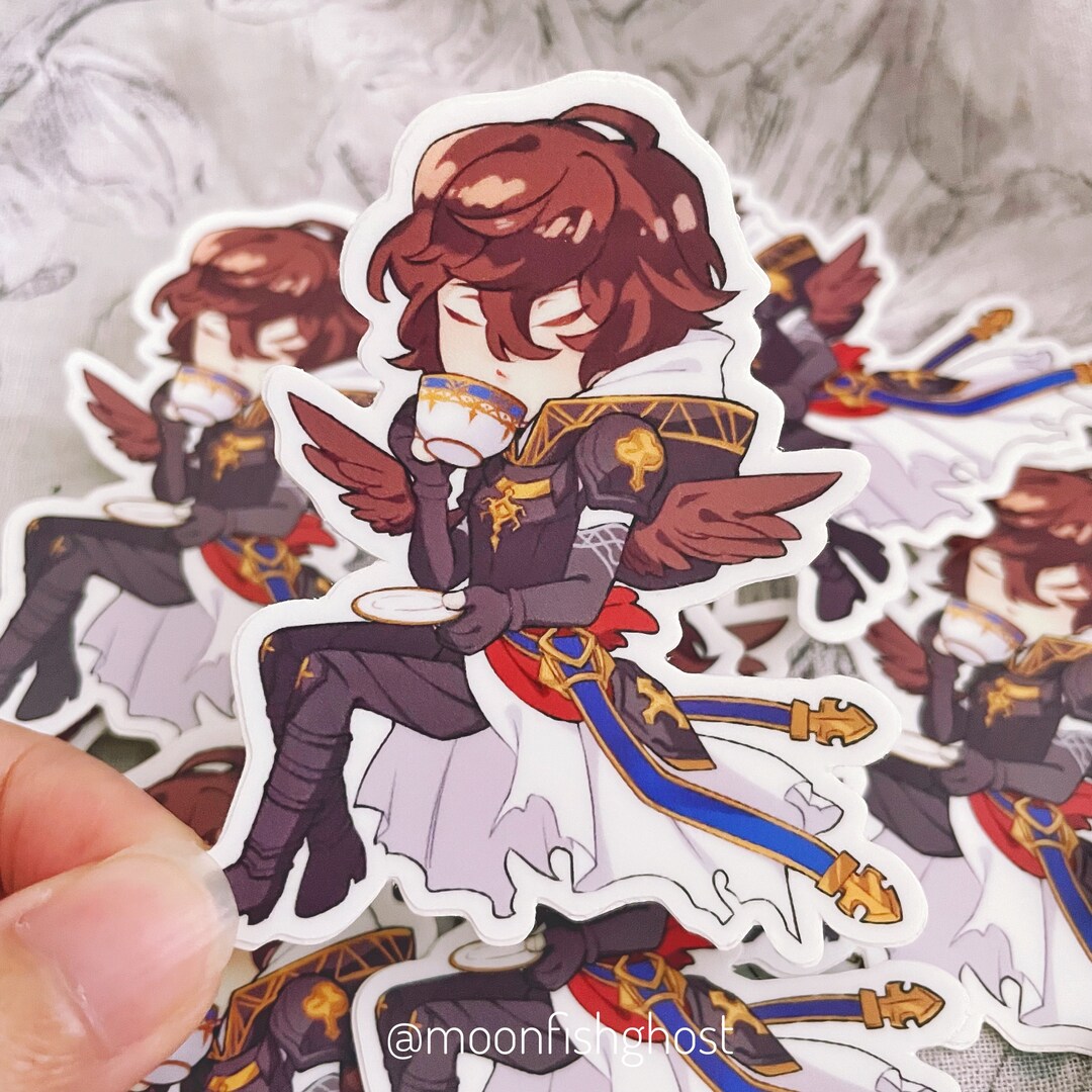 Waterproof Vinyl Die Cut Sticker Granblue Fantasy GBF Sandalphon Anime ...
