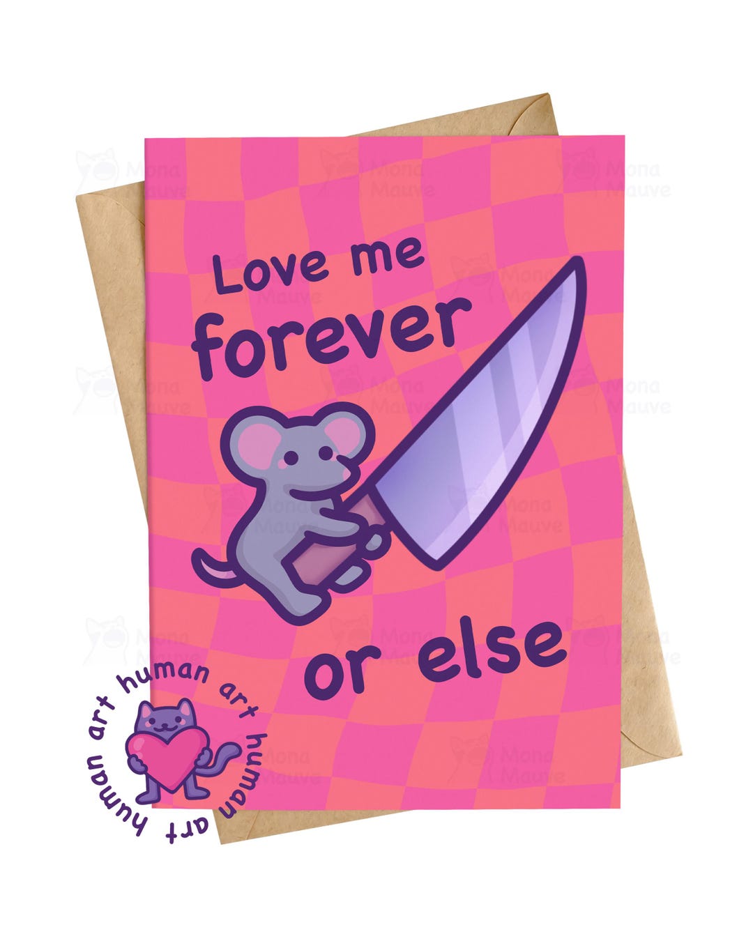 Funny Mouse Anniversary Card | Love Me Forever or Else | Unhinged Love ...