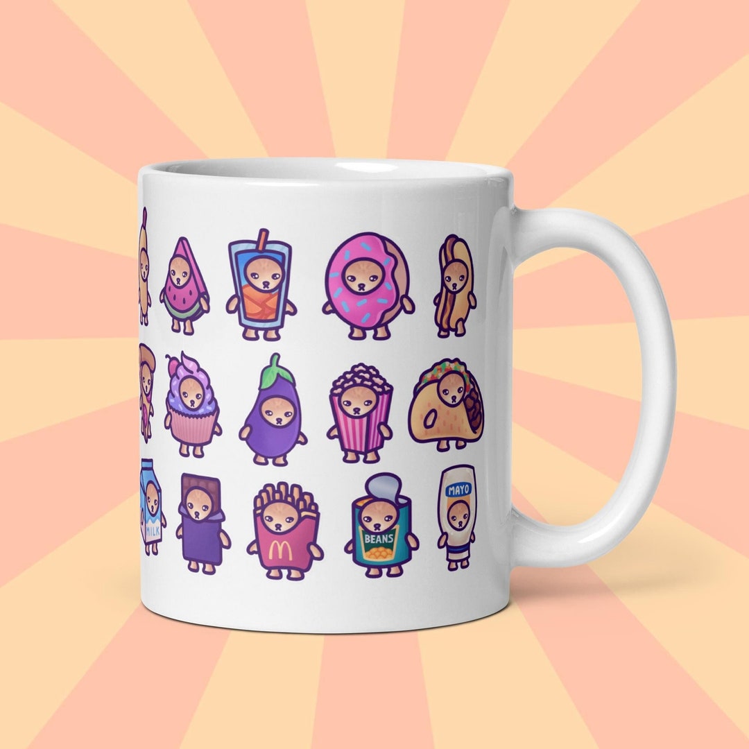 Snack Cat Mug | Cat Meme Ceramic Mug | Snack Cats™ by Mona Mauve ...