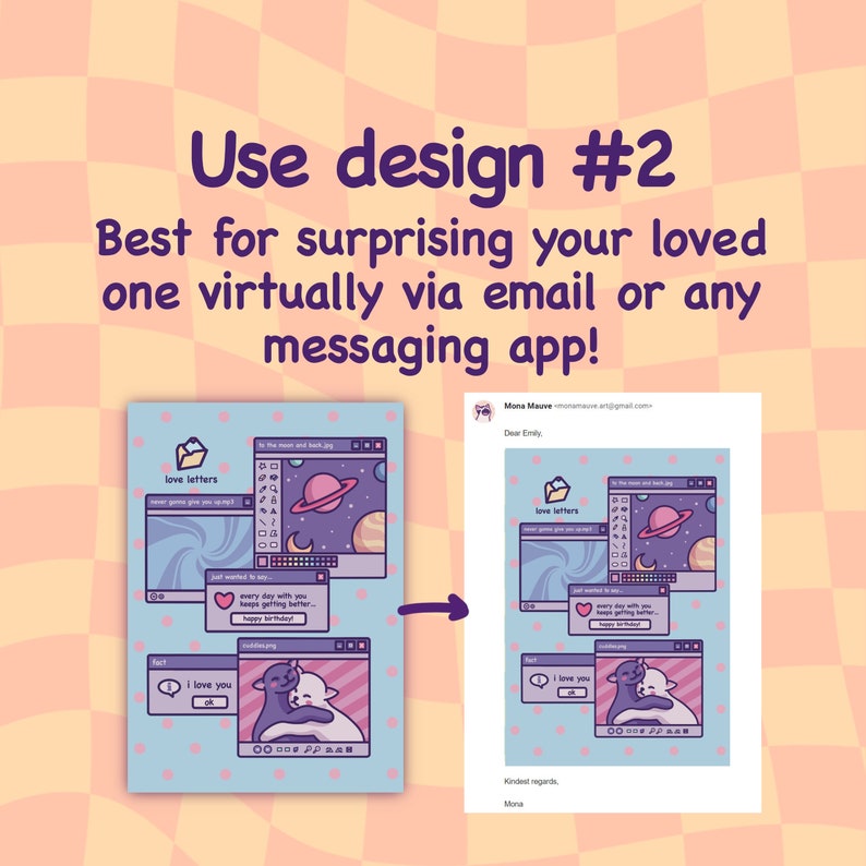 Printable Vaporwave Birthday Card Instant Digital Download - Etsy