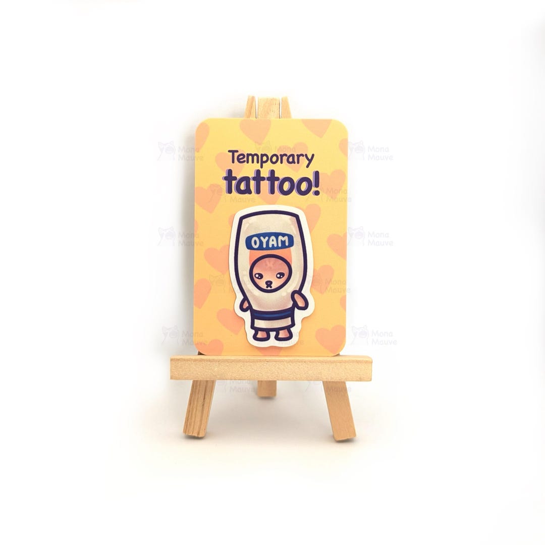 Mayo Cat Temporary Tattoo: Funny Meme Gift - Etsy