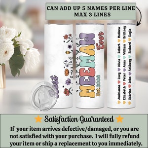 Personalized Meemaw Tumbler Cup for Mothers Days-custom Coffee Mug Gift ...