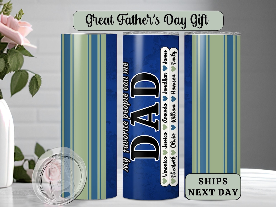 Custom Dad Tumbler Cup for Fathers Days Gift-personal Dad Cup-father's ...