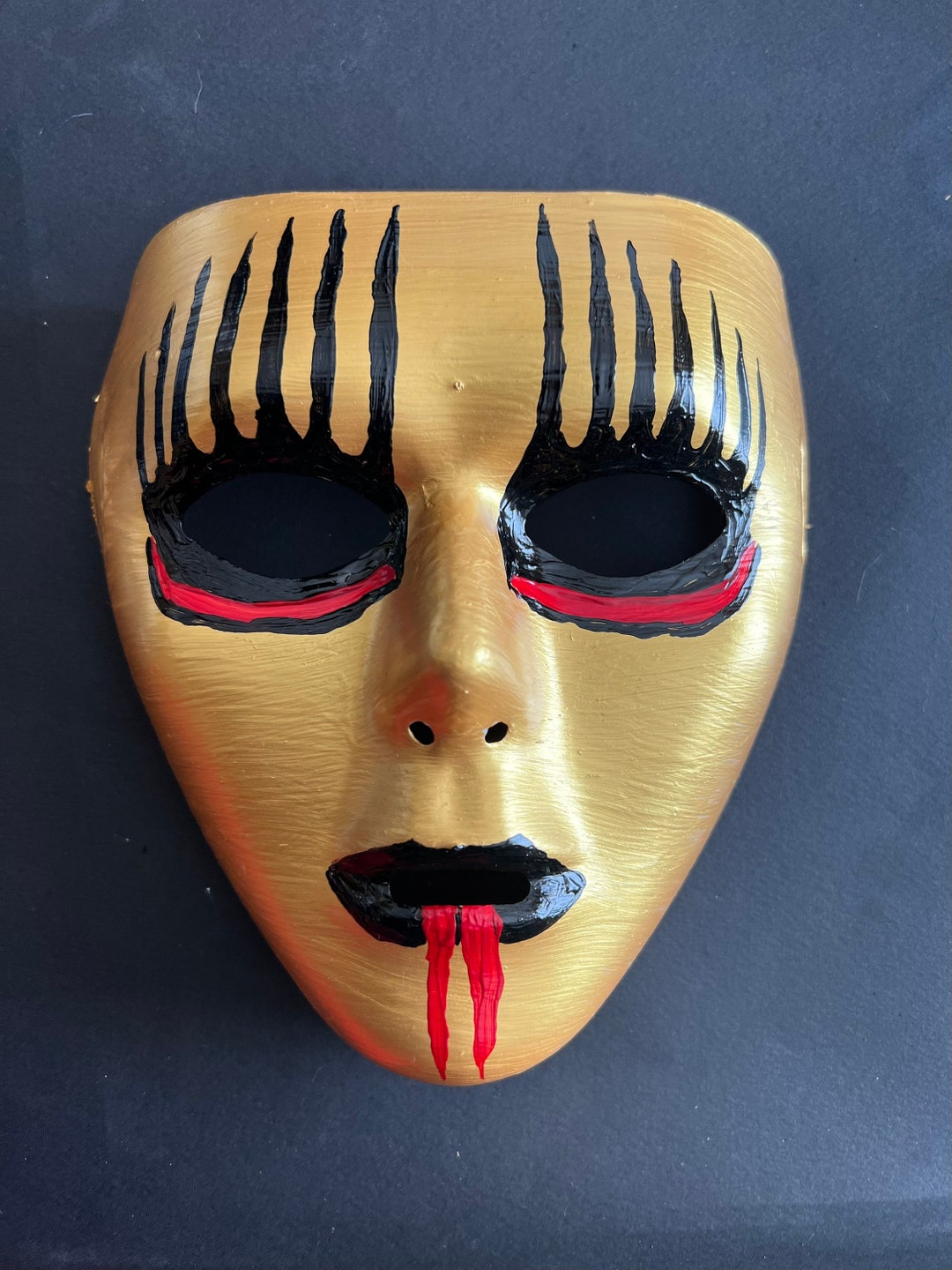 Gold Joey Jordison Mask - Etsy