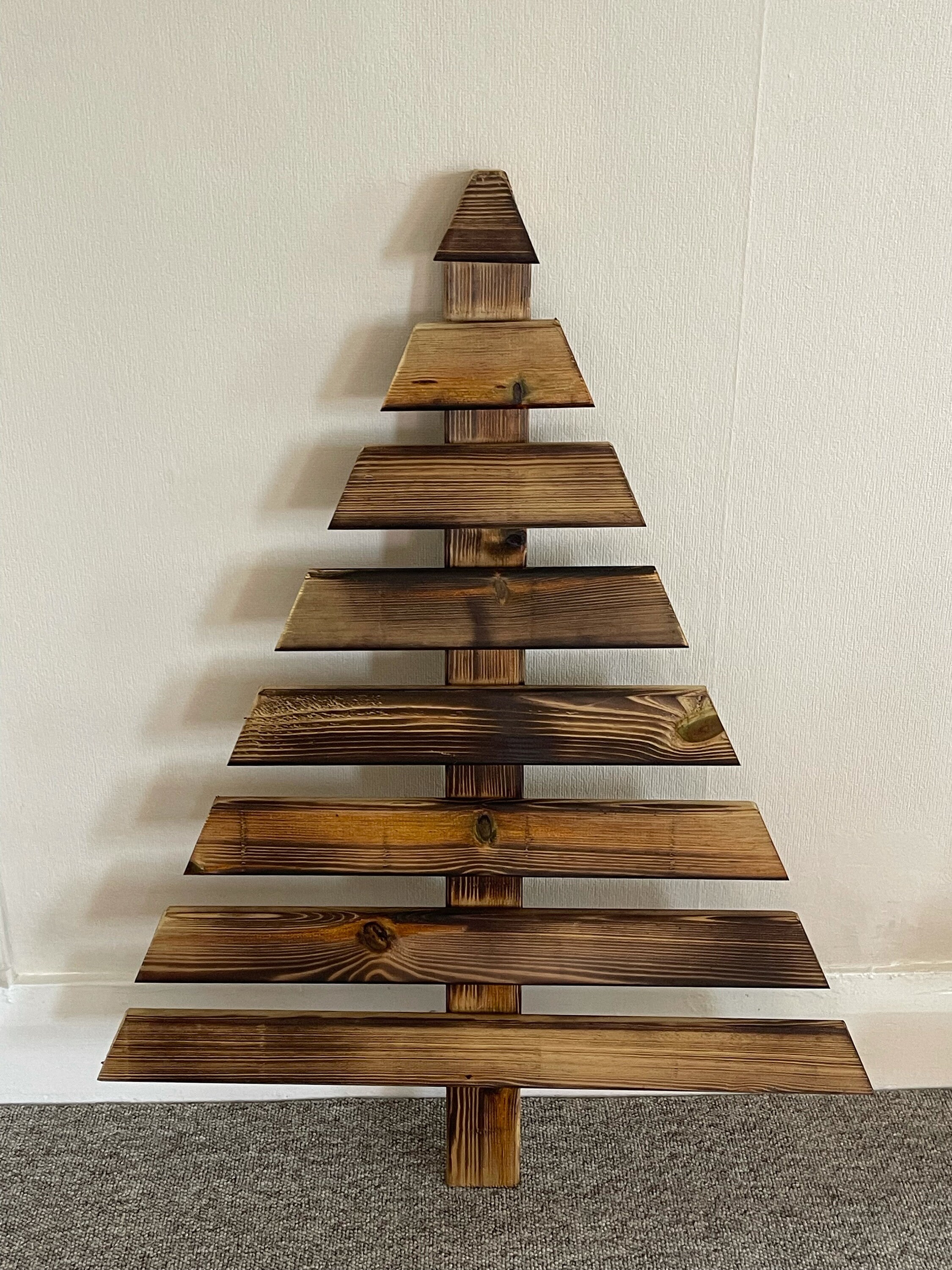 Wooden Christmas Tree for the Garden or Home 60cm High - Etsy UK