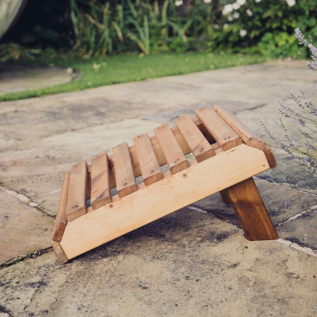 Footstool, Chunky Wooden Stool - Etsy