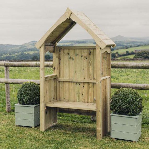 Garden Arbour Wooden Arbour Etsy