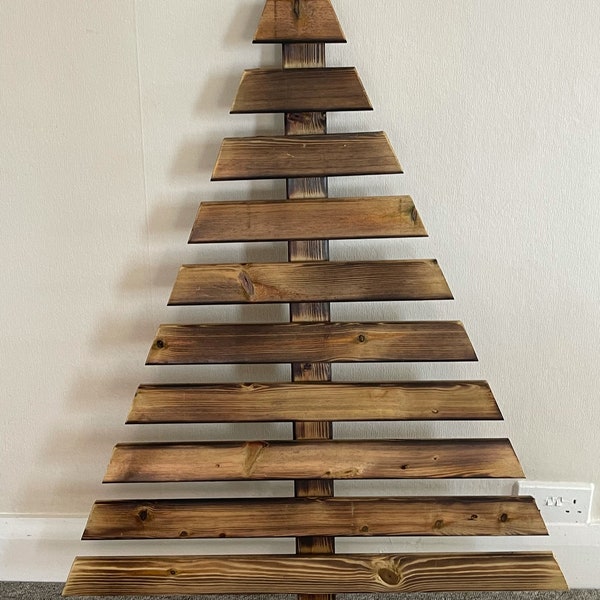 Large Wooden Christmas Tree - Etsy UK