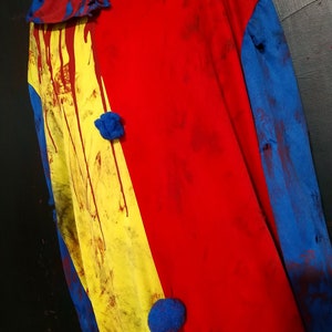 Clobbered Clown Undead Halloween Cosplay Handmade Handcrafted Creepy ...