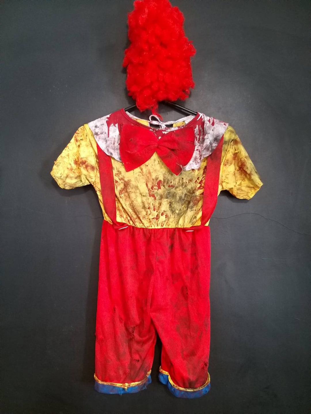 Clobbered Clown Undead Halloween Cosplay Handmade Handcrafted - Etsy