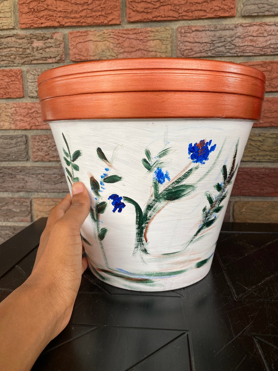 The Abstract Flower Pot - Etsy