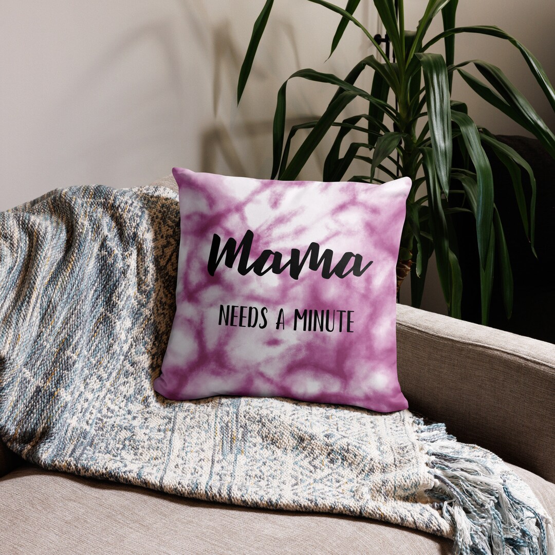 Mama Needs a Minute Purple Watercolor - Etsy