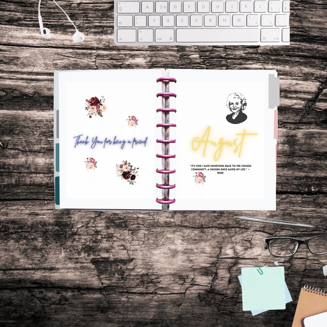 The Golden Girls Printable Planner 2021-2022 - Etsy
