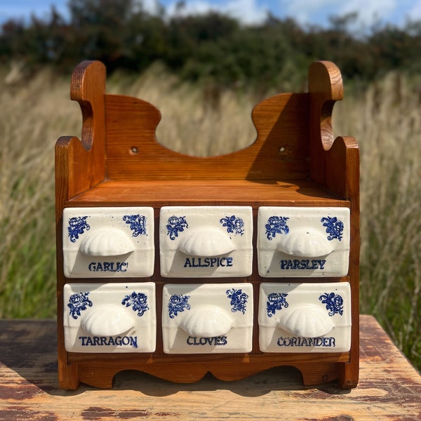 Ceramic Spice Rack - Etsy