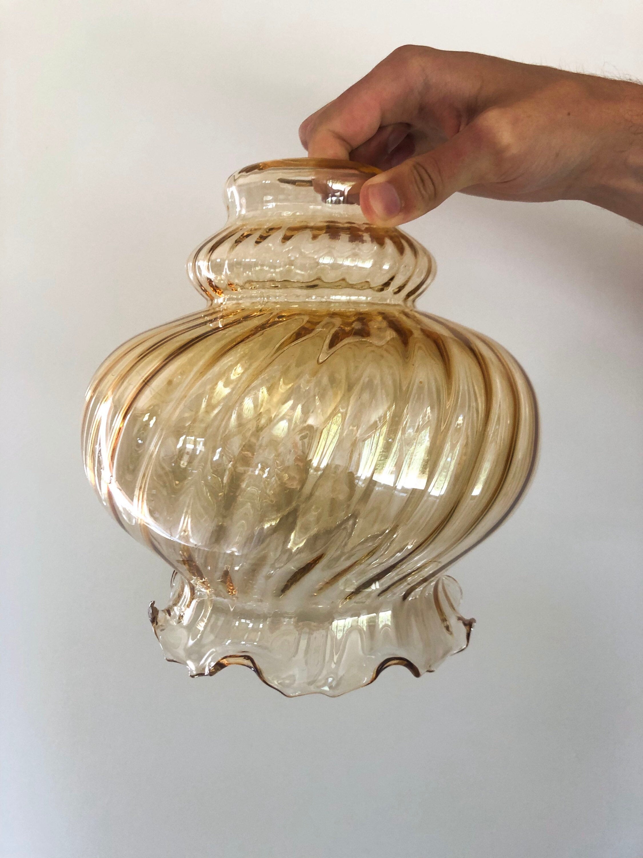 1920s/1930s GLASS LAMP SHADE | atelier-yuwa.ciao.jp