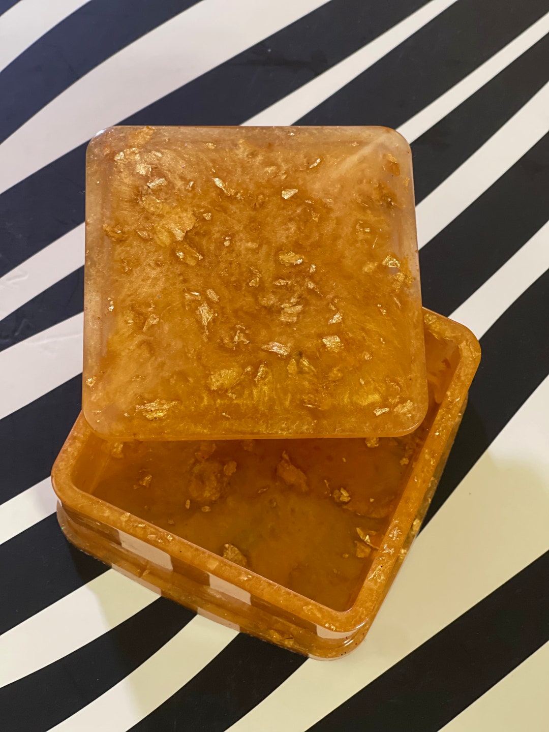 Beautiful Copper Trinket Box W/ Lid - Etsy