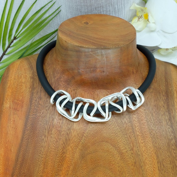 Rubber Necklace - Etsy