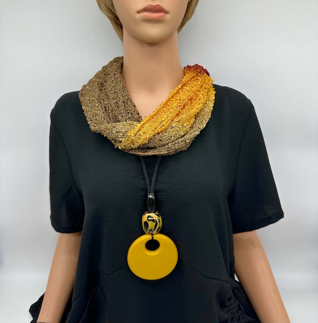 Chunky Statement Necklace: Bold Colorful Design - Etsy