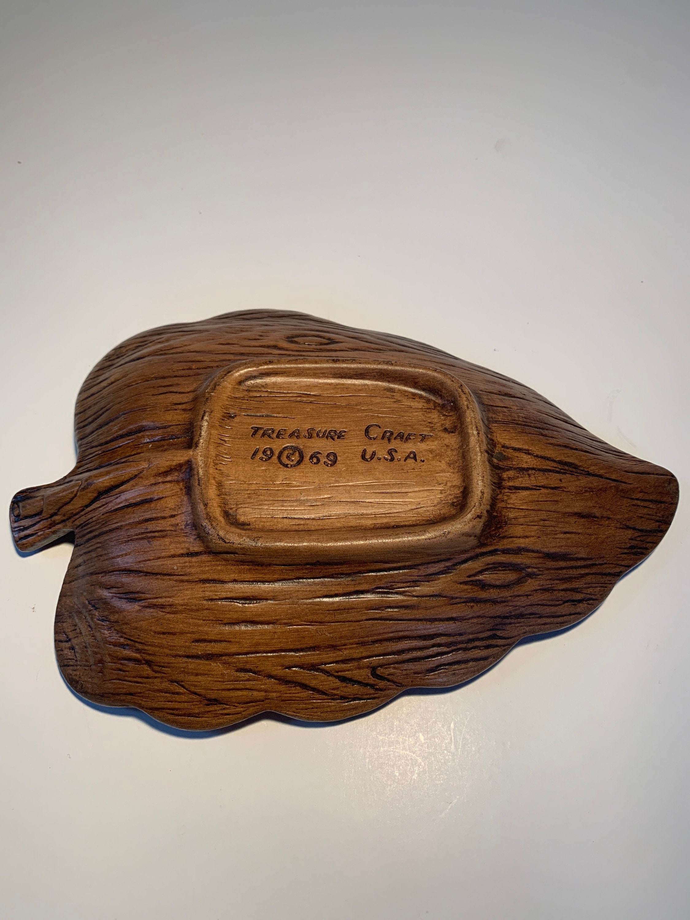 Vintage Treasure Craft Ashtray - Etsy