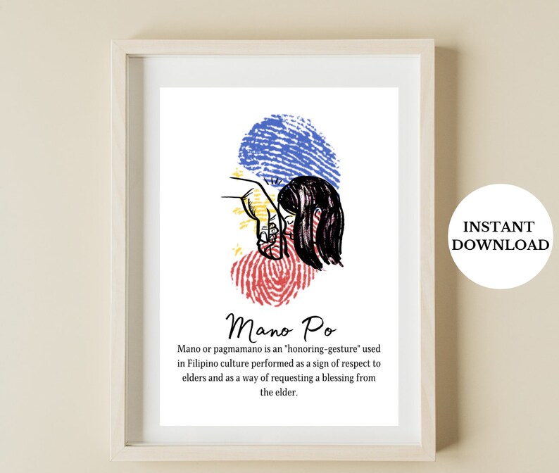 MANO Po,3 Sizes DIGITAL DOWNLOAD Files,instant Digital,mano Po,children ...