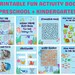 PRINTABLE ACTIVITY BOOK Digital Download Fun Game Book for Kids Busy ...