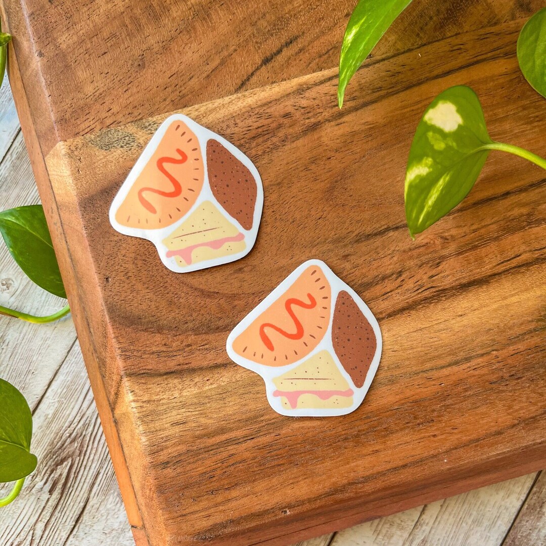 Empanada Vinyl Sticker - Dominican Food Decal - Etsy
