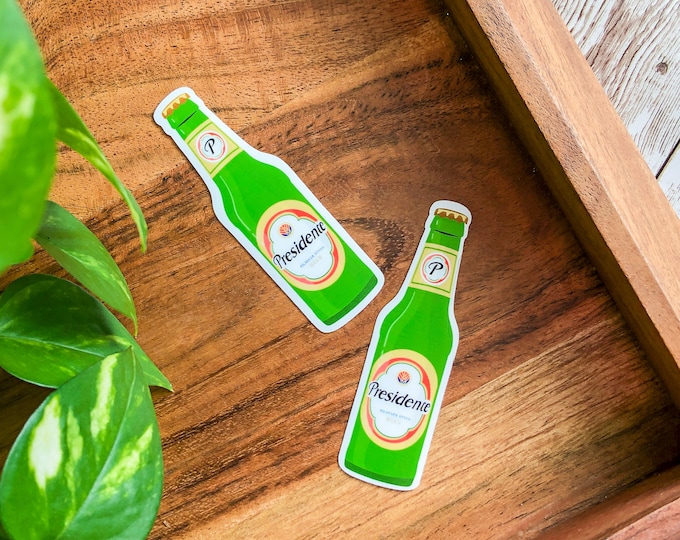 Cerveza Presidente Sticker | Vinyl Sticker | Die Cut | Aesthetic ...